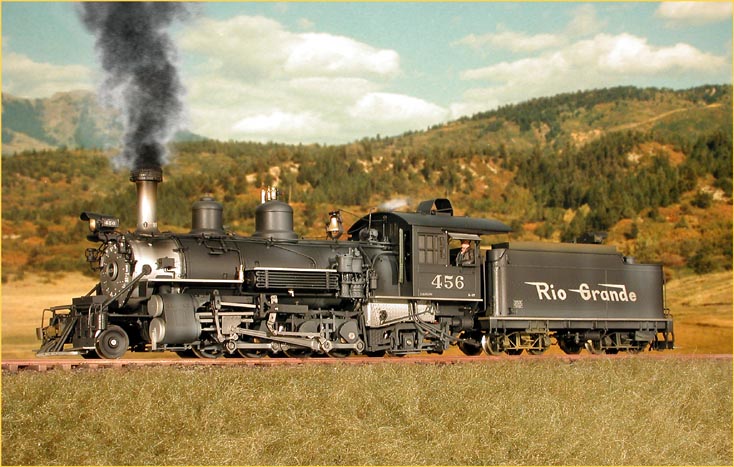 Photo Gallery #30a - D&RGW Class "K-27" - #456 - A Left Side view of ...