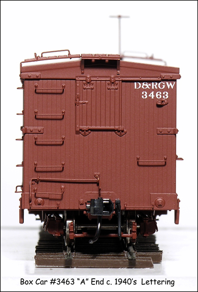 D&RGW's "3000" Series Box Cars - Our all in house designed and ...
