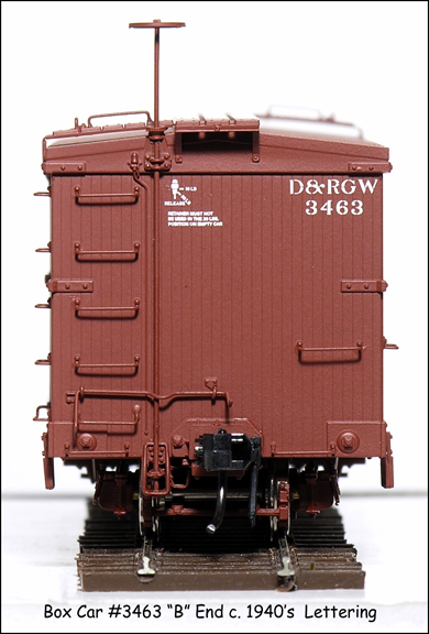 D&RGW's "3000" Series Box Cars - Our all in house designed and ...