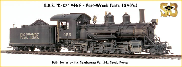 Photo Gallery #7 - Rio Grande Southern "K-27" Class Mike #455 - After ...