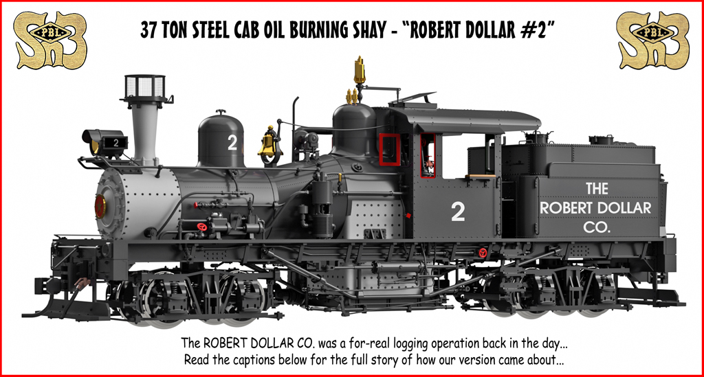 The "DIXIANA" and other 37 ton Shays are Coming in 2018! We're calling ...